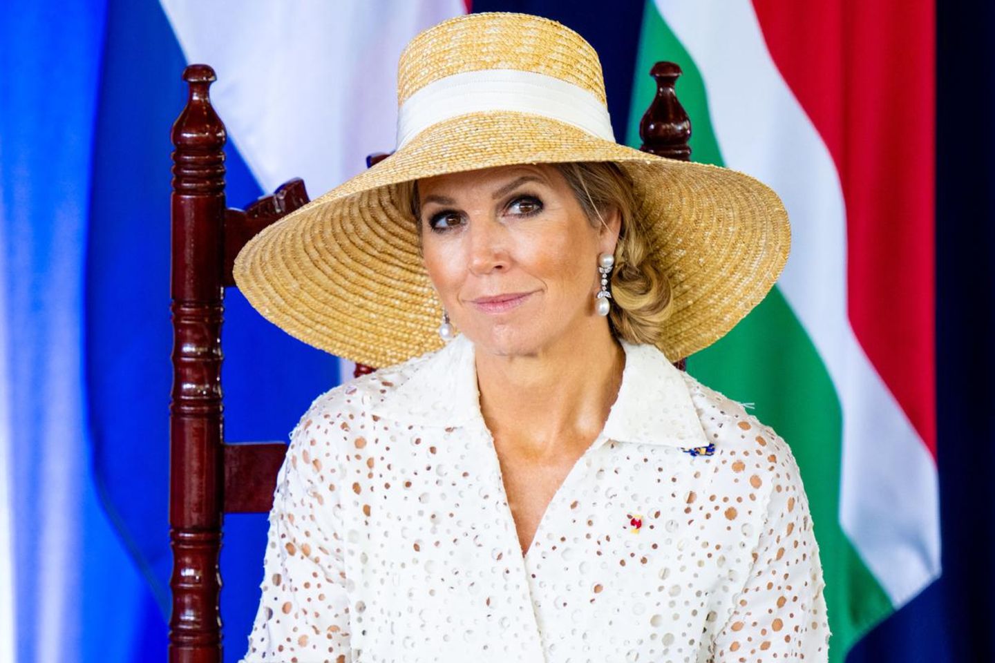 Staatsbesuch in Suriname: Königin Máxima glänzt im Spitzenkleid | GALA.de