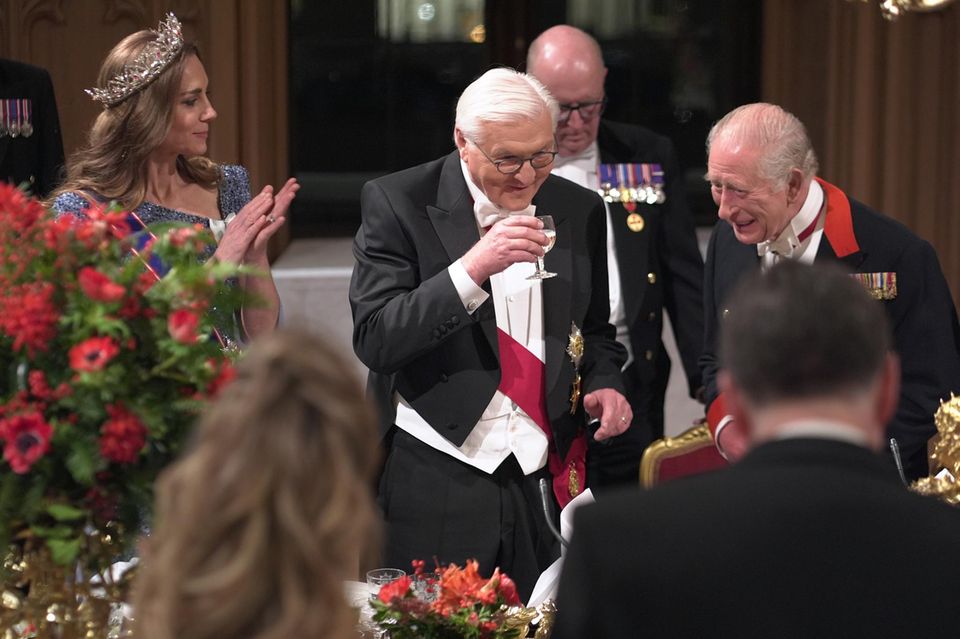 Frank-Walter Steinmeier: Beim Staatsbankett mit Kate fühlt er sich "zu ...