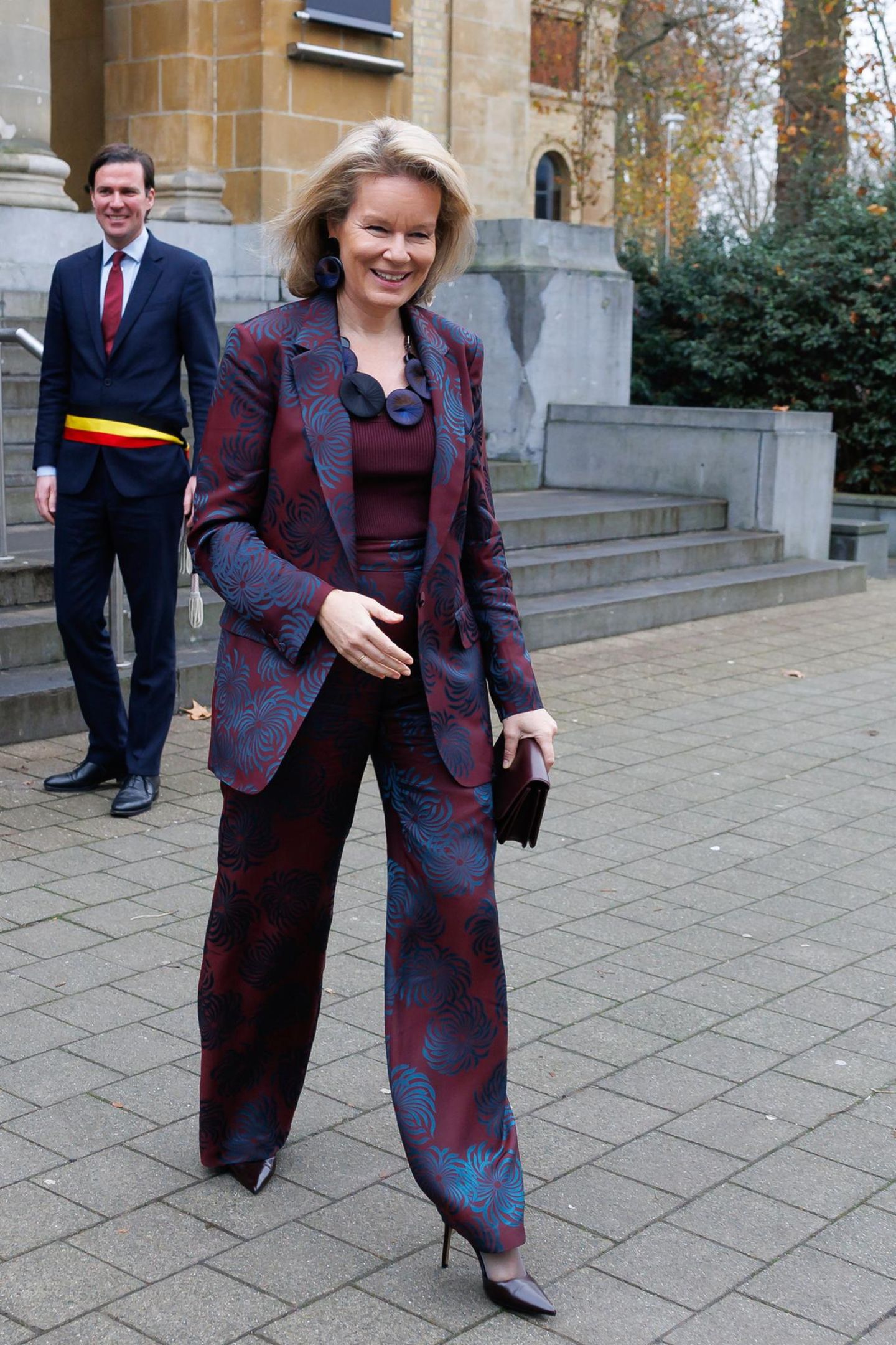Königin Mathilde begeistert in Norwegen mit ihren pastelligen Looks ...