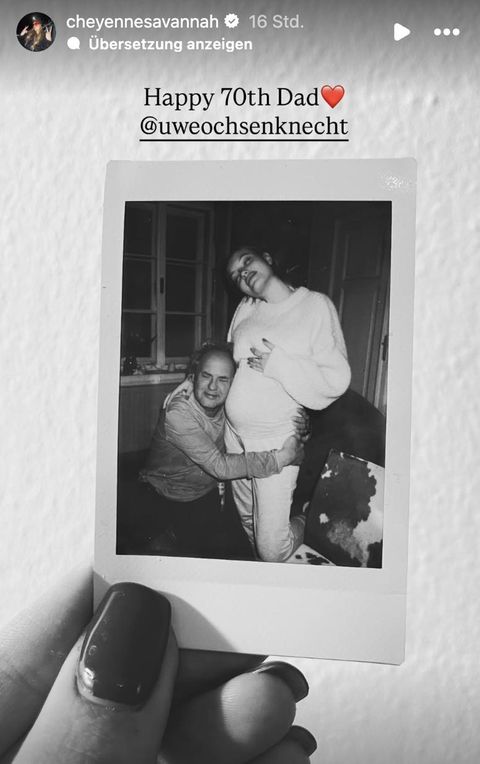 Cheyenne Ochsenknecht: Liebevolle Geburtstagsgrüße an Papa Uwe | GALA.de
