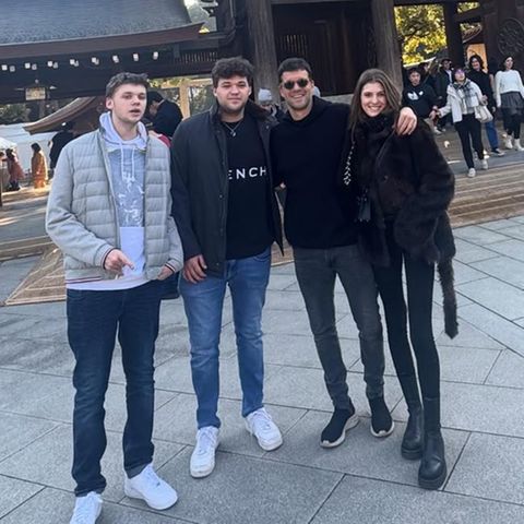 Michael Ballack: Erstes Foto mit Söhnen und Freundin | GALA.de