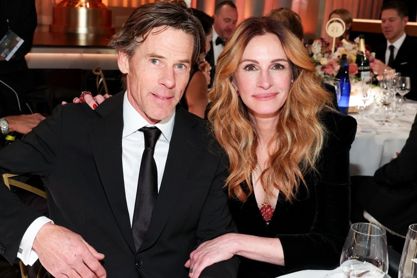 Julia Roberts: Mit Ehemann Danny Moder bei den Globes