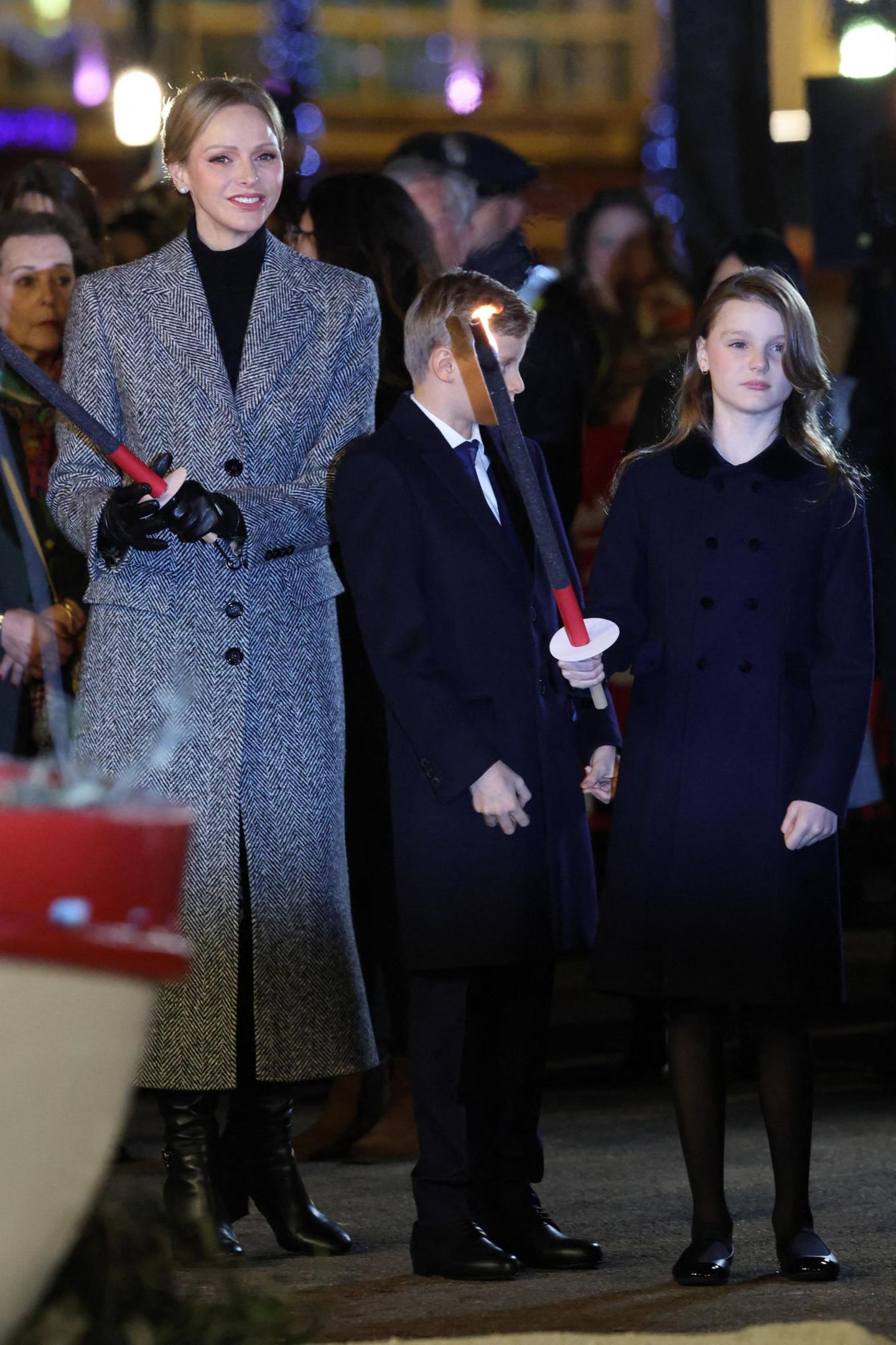 Fürstin Charlène bei Sainte Dévote: Innig wie selten mit Fürst Albert ...