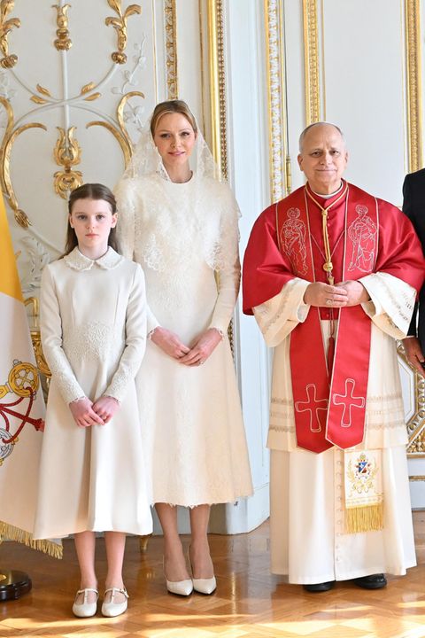 Fürstin Charlène: Darum trägt sie bei Besuch von Leo XIV. Weiß | GALA.de