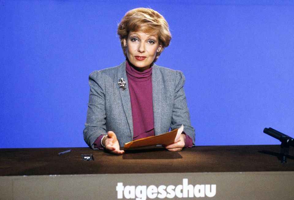Erste Sendung vor 50 Jahren! So sieht "Miss Tagesschau" Dagmar Berghoff ...