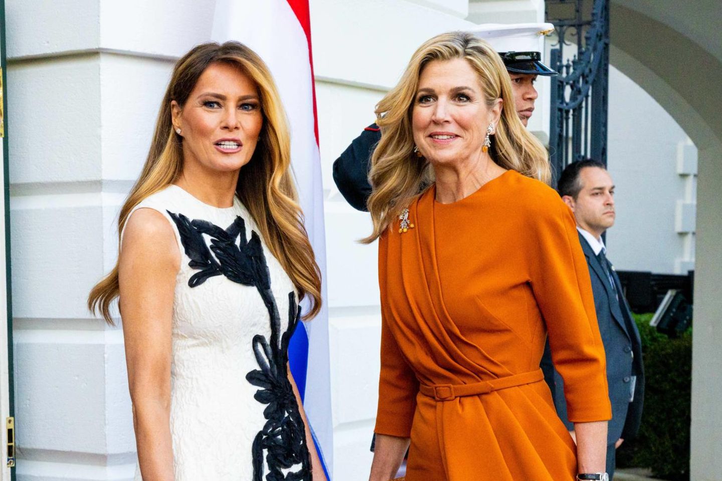 Königin Máxima: Beim Treffen mit Donald Trump zeigt sie Flagge | GALA.de