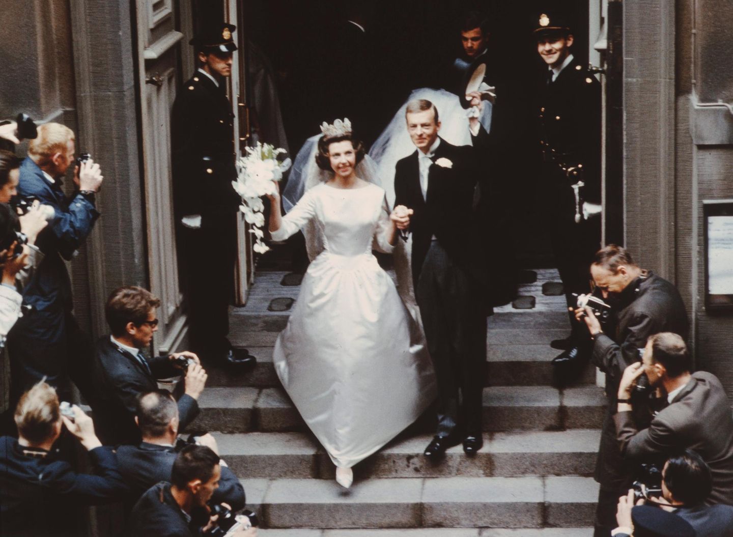 Retro Bräute: Prinzessin Désirée Brautlook heute vor 62 Jahren war ...