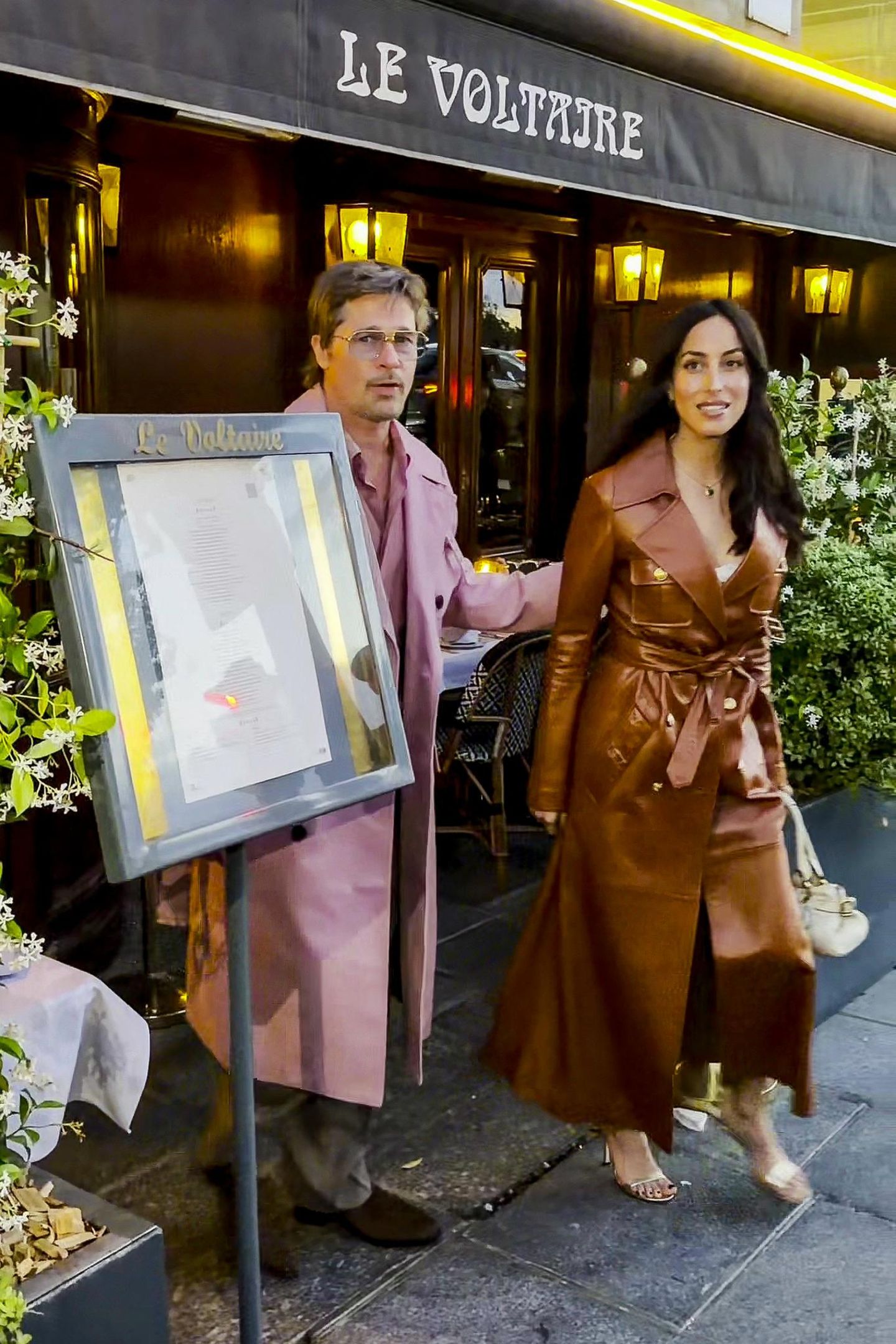Brad Pitt und Ines de Ramon verbringen ein romantisches Wochenende in ...