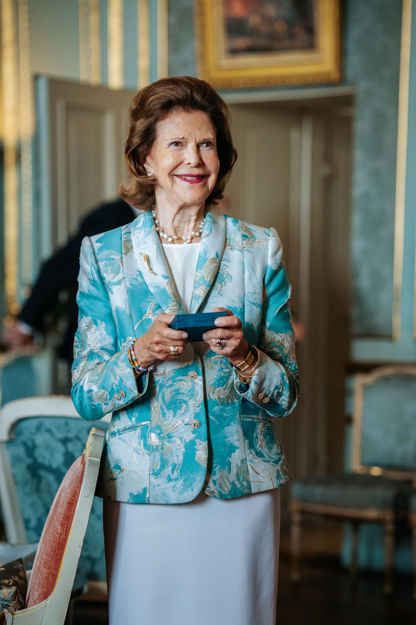 Königin Silvia erhält Schwedens wichtigsten Orden zur Goldenen Hochzeit ...