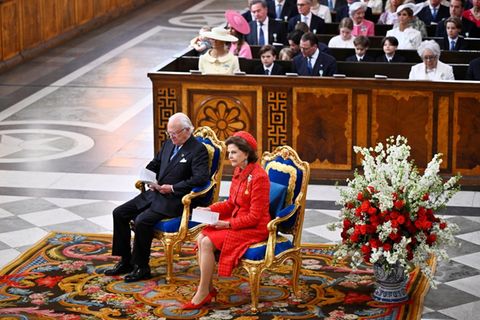 Goldene Hochzeit von Carl Gustaf und Silvia: Königin strahlt in ...