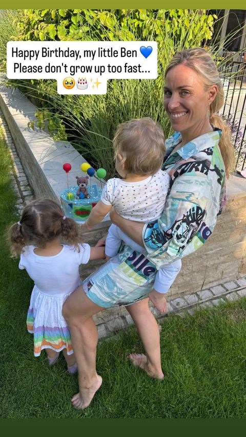 Angelique Kerber teilt seltenes Foto mit ihren zwei Kindern | GALA.de